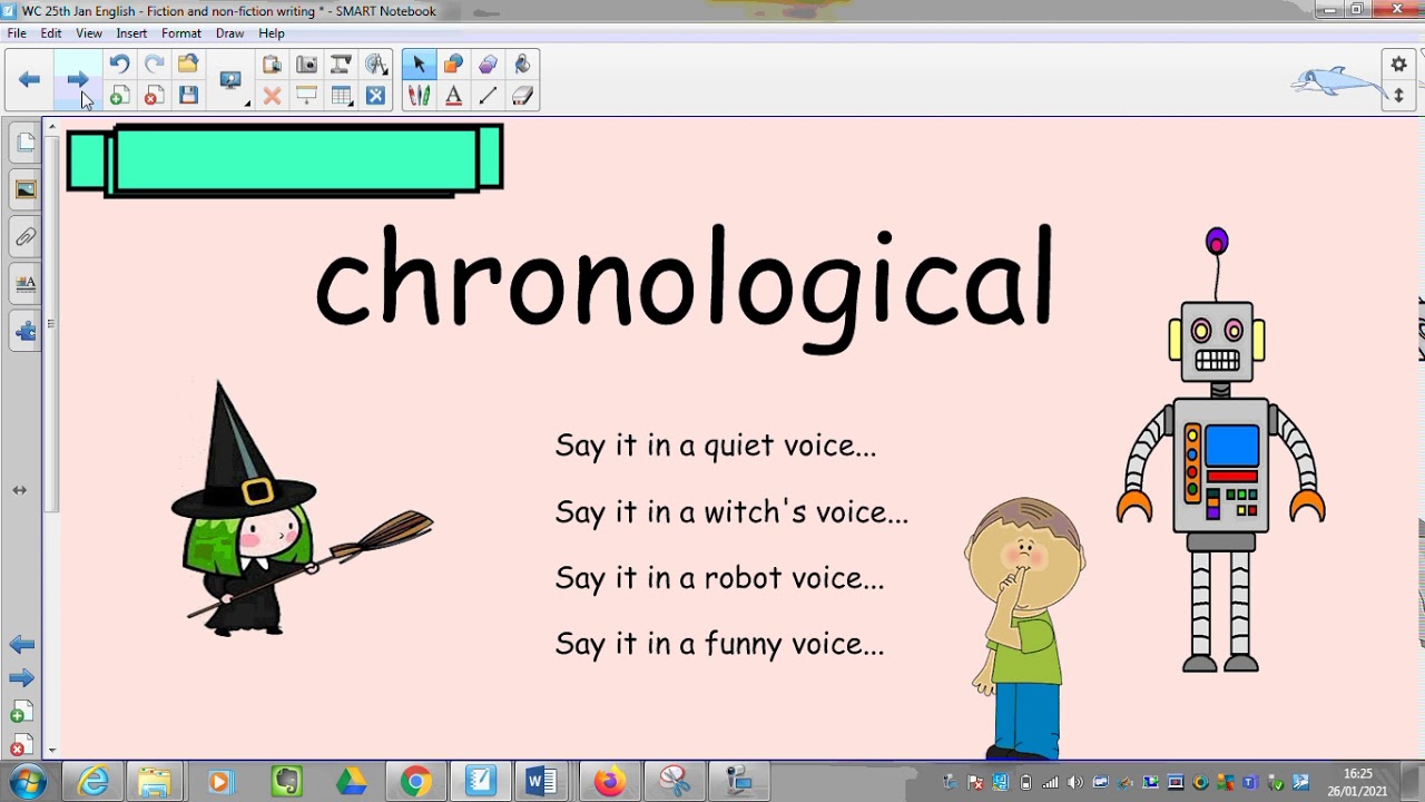 28th Jan Year 1 English - Identify features of a non chronological text ...