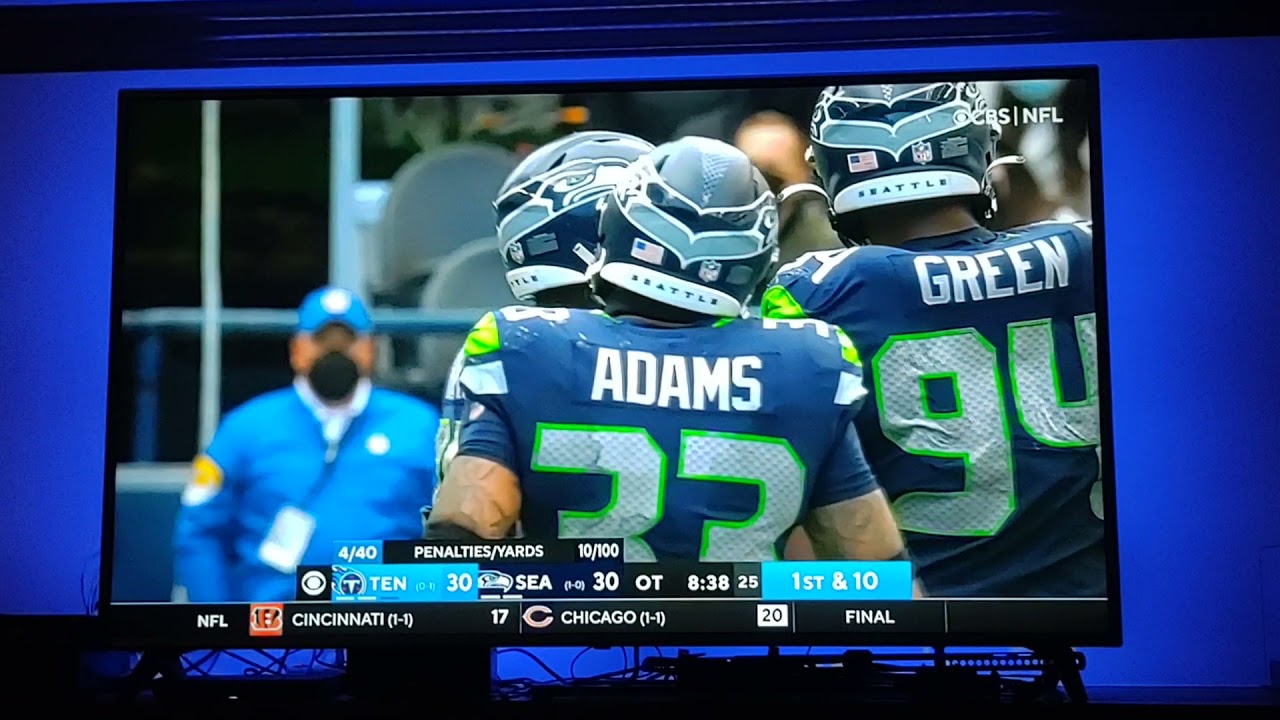 Watching the Final Minutes of the Titans vs Seahawks Game 9/19/2021 ...
