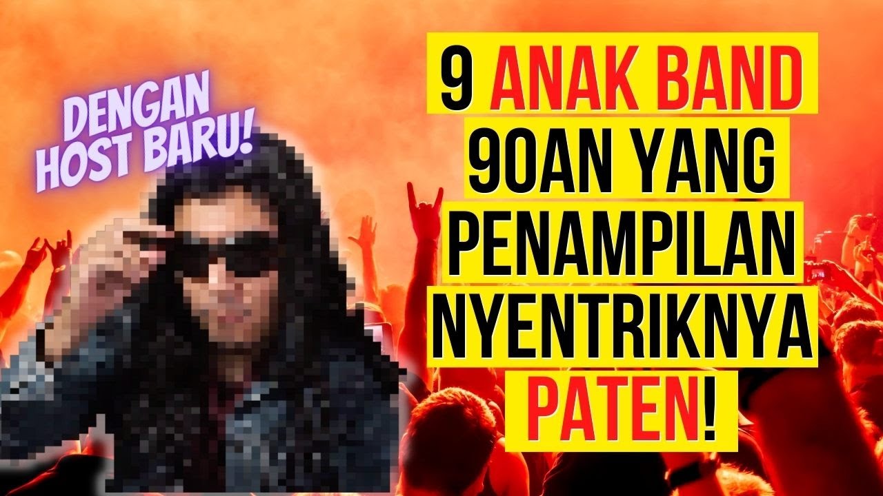 Musisi Band Indonesia 90an yang Konsisten Tampil Beda - YouTube