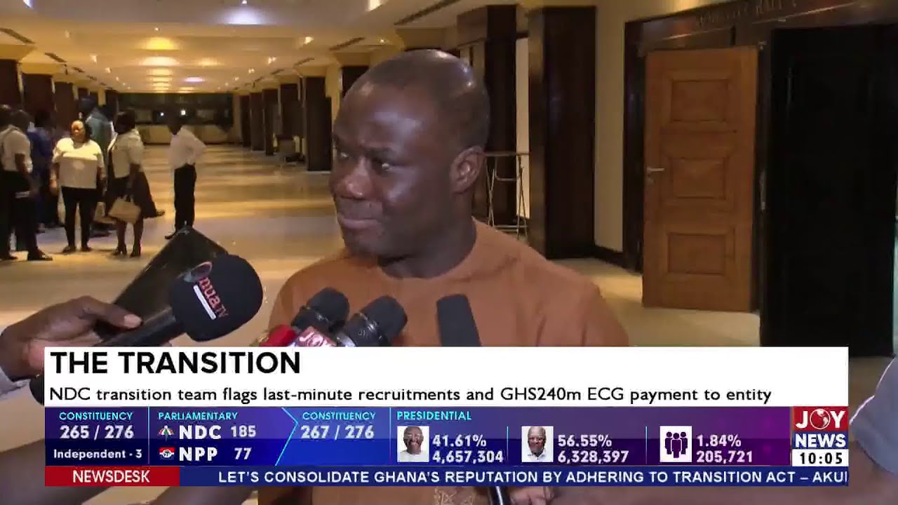 The Transition: NDC transition team flags last-minute recruitment and ...