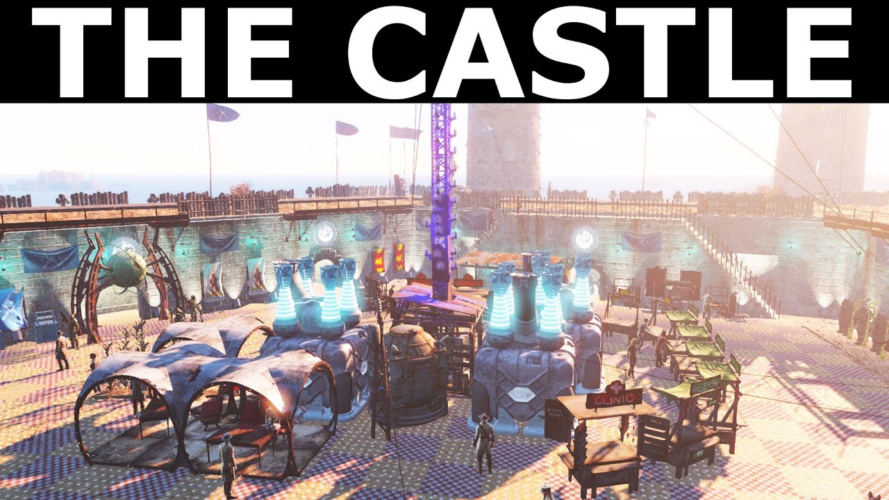 Fallout 4 - Let's Build The Castle (Building Settlements With Mods ...