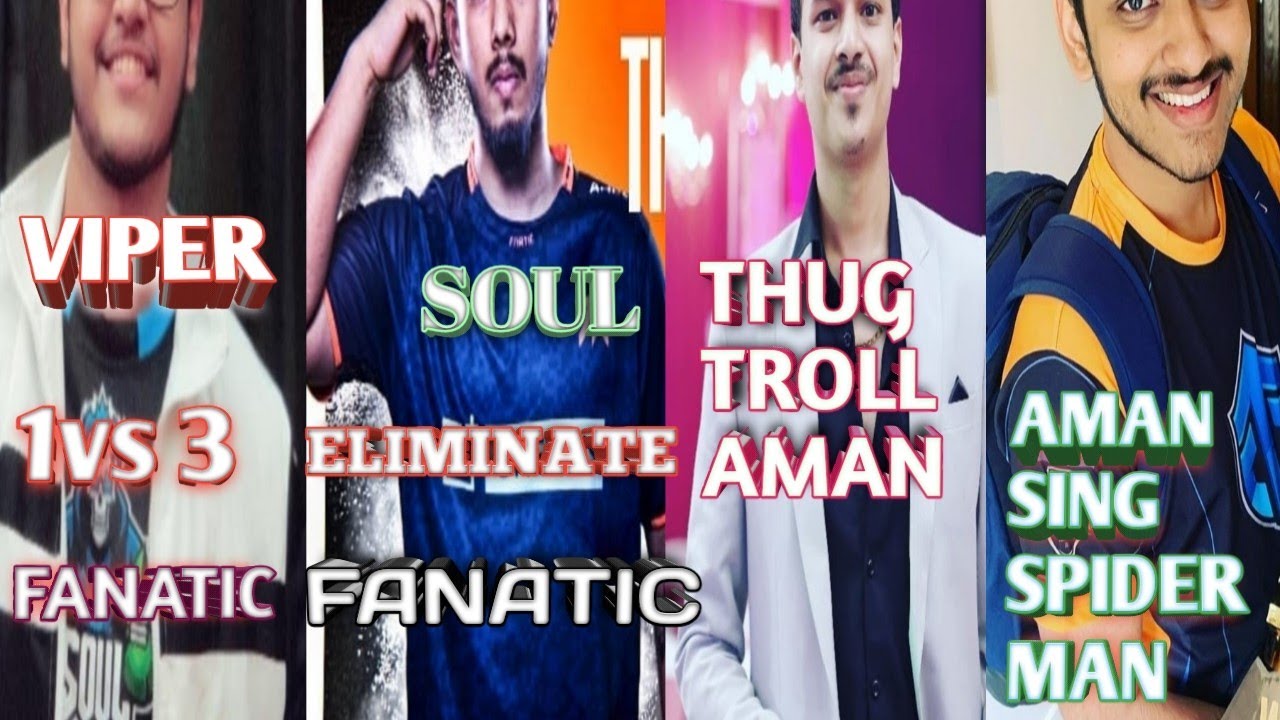 SOUL ELIMINATE FANATIC,VIPER 1VS 3 TO FANATIC + THUG TROLL AMAN AND ...