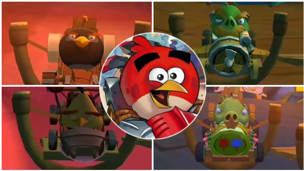 Angry Birds Go - All Bosses (Boss Battle) - YouTube