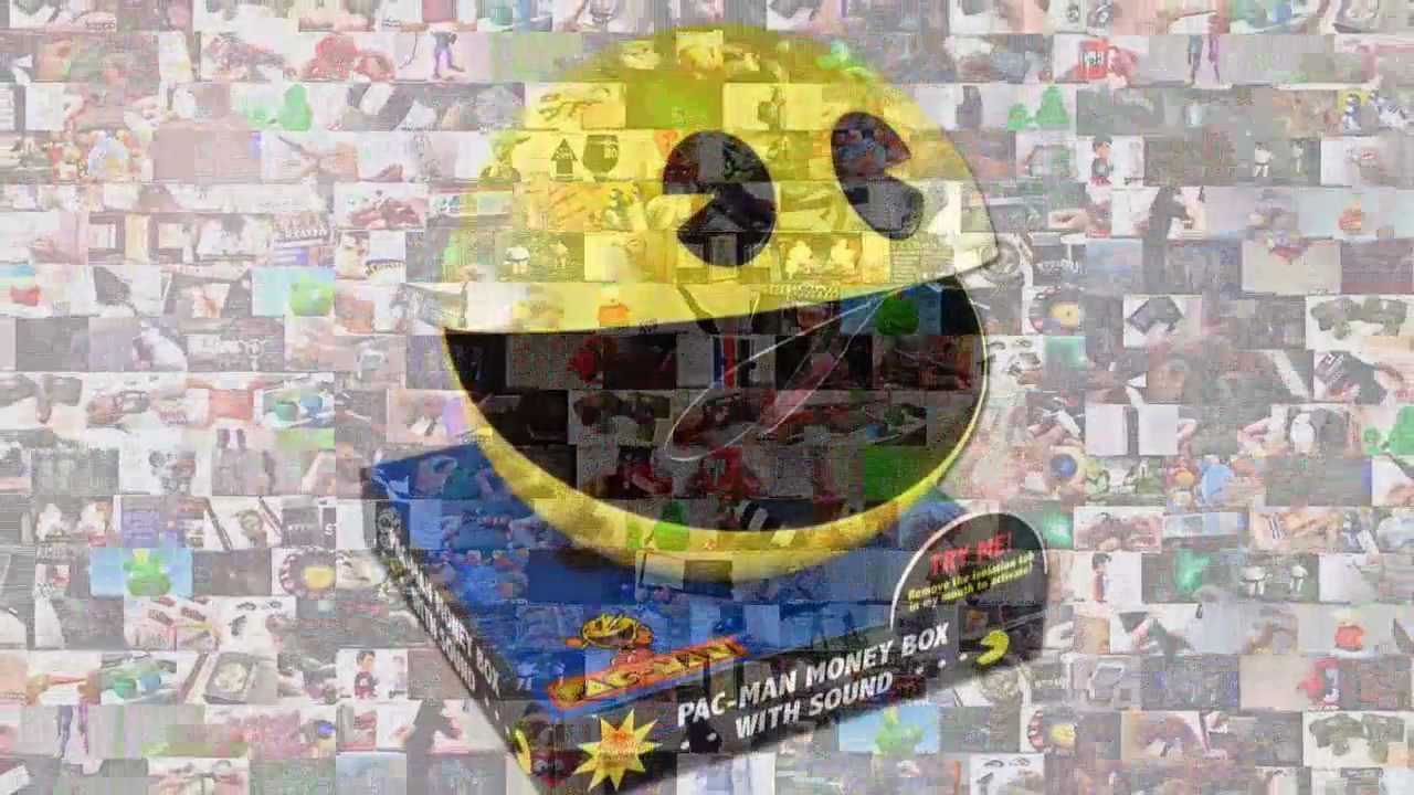 Pac-Man Figure Coin Bank pacman with sound [SafeTrade.pl] - YouTube