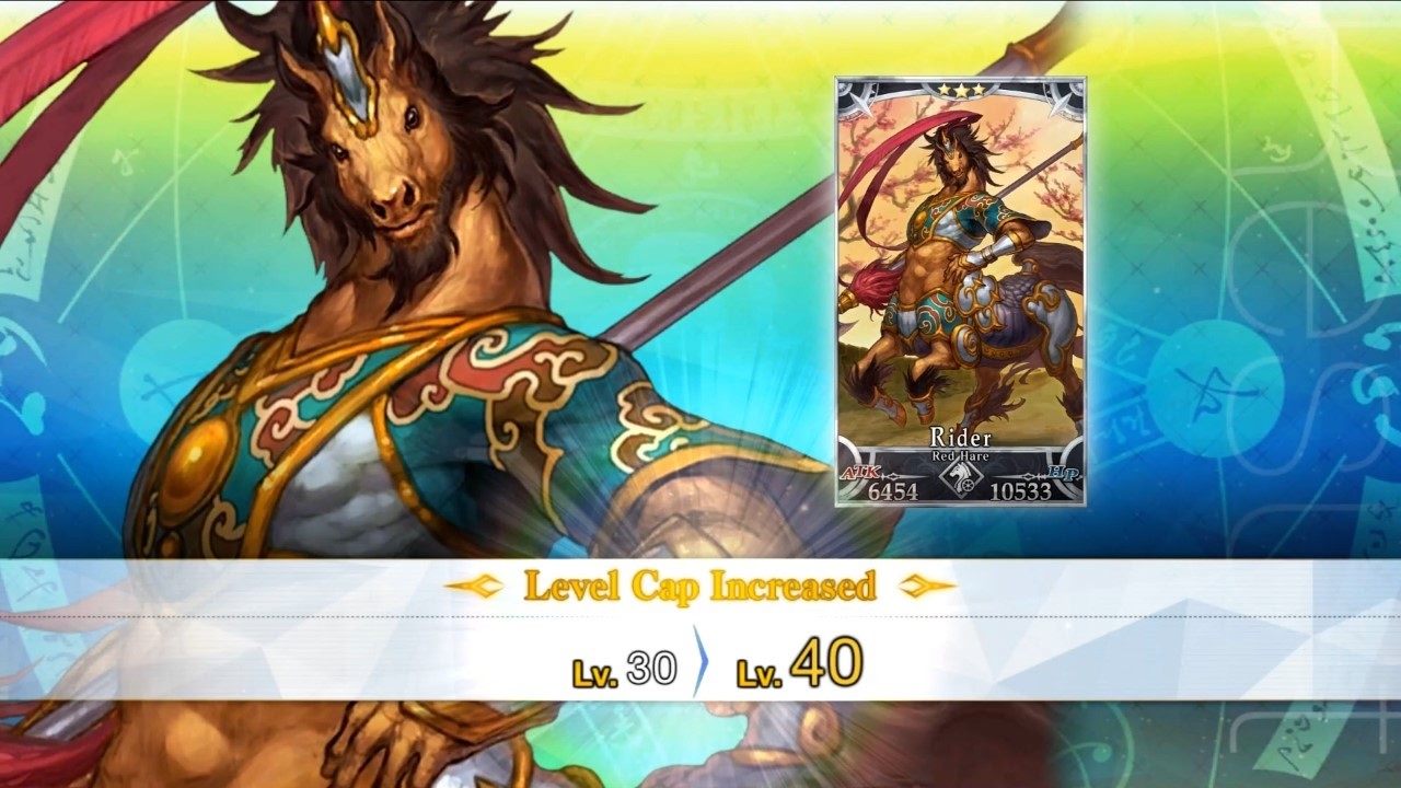 [FGO] Red Hare ascension 1-70Lv - YouTube