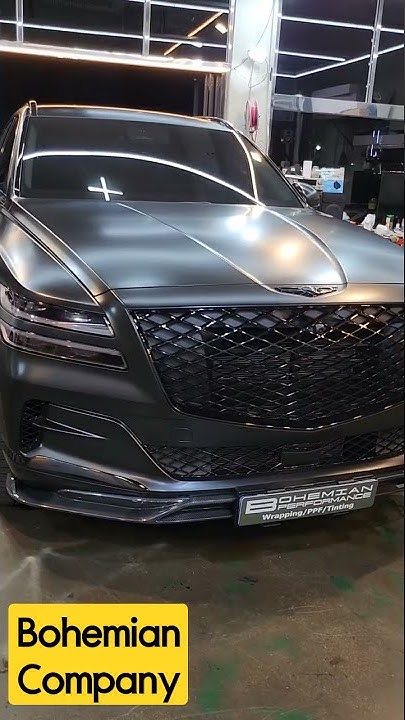 gv80 사틴블랙 전체랩핑#랩핑 #gv80 #사틴블랙 #ppf #도어분해방법 - YouTube