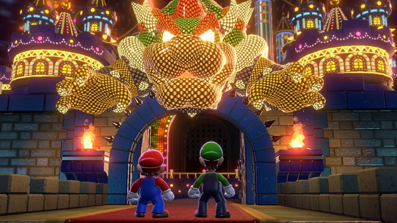 Super Mario 3D World - Final Boss + Ending (2 Players) - YouTube