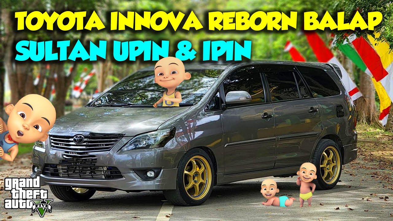 MOBIL BALAP UPIN IPIN TOYOTA INNOVA CUMI CUMI DARAT TURBO KENCANG ...