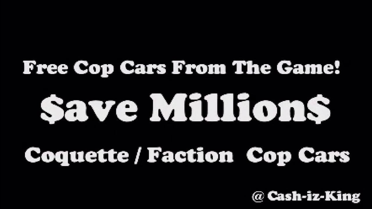 Free Corvette Cop Car And Rare Glitched top GNX Outreach Lowrider ...