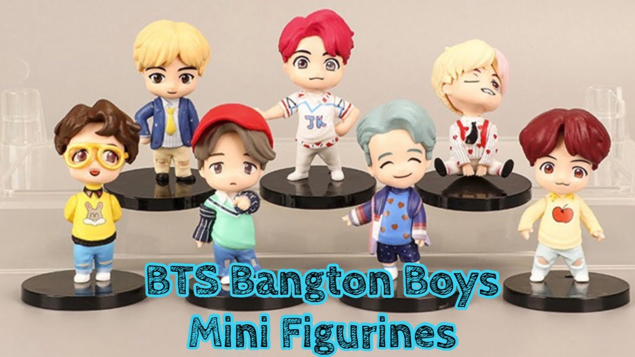 CUTE BTS Bangton Boys Mini Figures | itsmeRHYZ - YouTube
