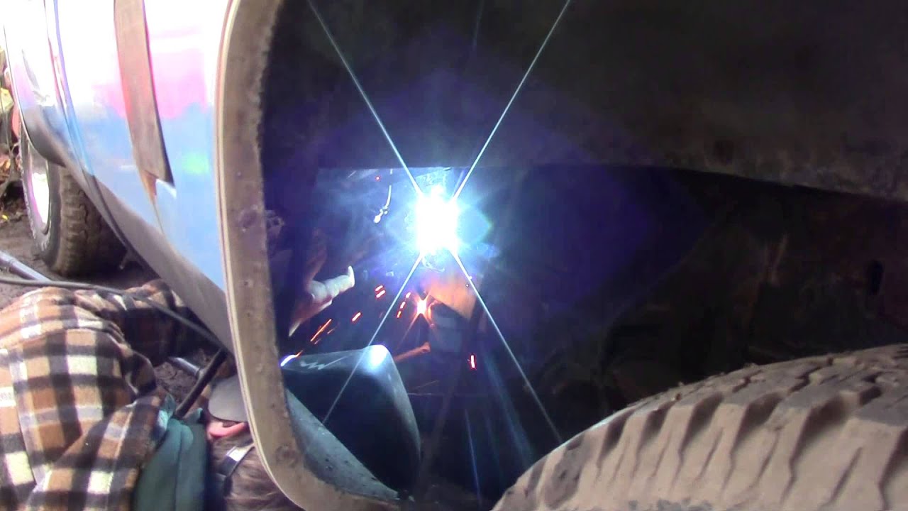 Jury rigging the Chevy C10 - YouTube