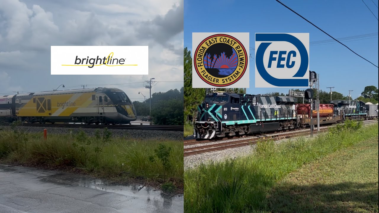 Railfanning the FEC without the Railcam ( Part 1 ) ( Ft. Late Night ...