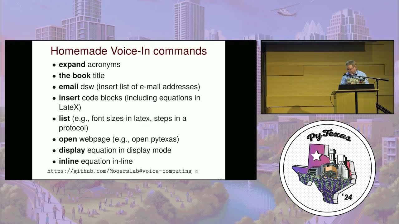 Voice Computing with Python in Jupyter Notebooks (Blaine Mooers) - PyTexas 2024 - YouTube