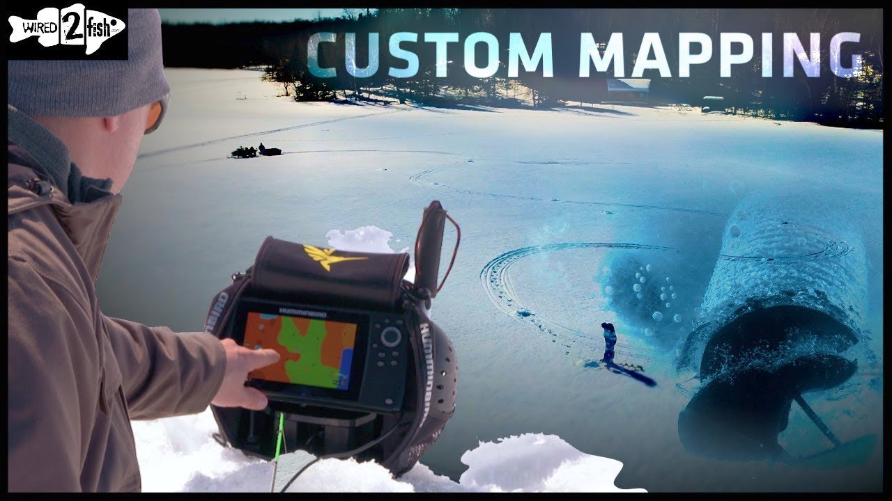 Ice Fishing With Custom Mapping: Finding Fish Fast - YouTube