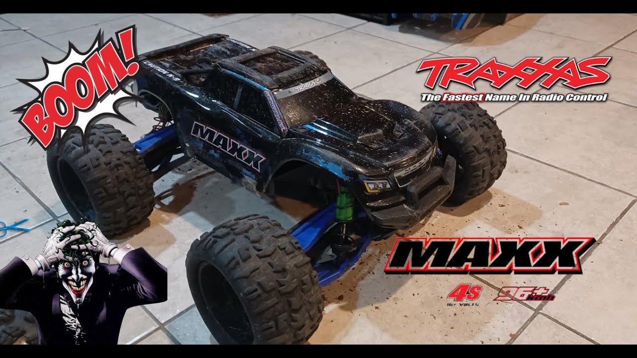 Traxxas Maxx Widebody 1/10 Scale 4s Best Basher - YouTube