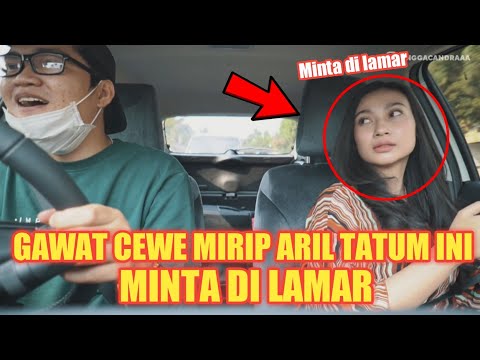 PRANK TAXI ONLINE!! BAPER CEWE MIRIP ARIL TATUM INI MINTA DI LAMAR