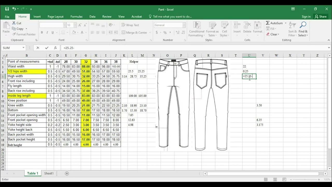 10. how to make block pattern, basic 5 pkt pant pattern making | optitex Cad, bangla, part-1 ...