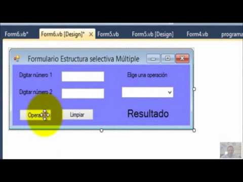 Clase 6 Estructura Selectiva múltiple Select Case con Visual Basic 2010 - YouTube