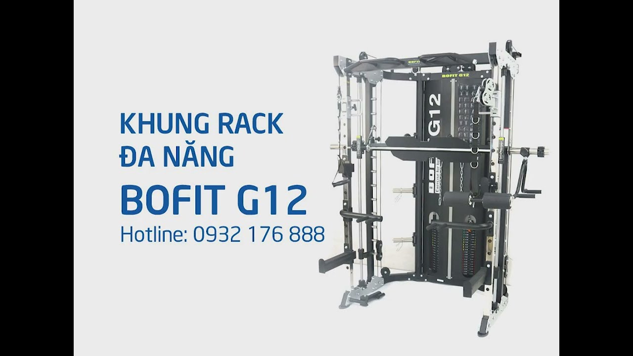 Hướng dẫn các bài tập khung rack BoFit G12 - YouTube