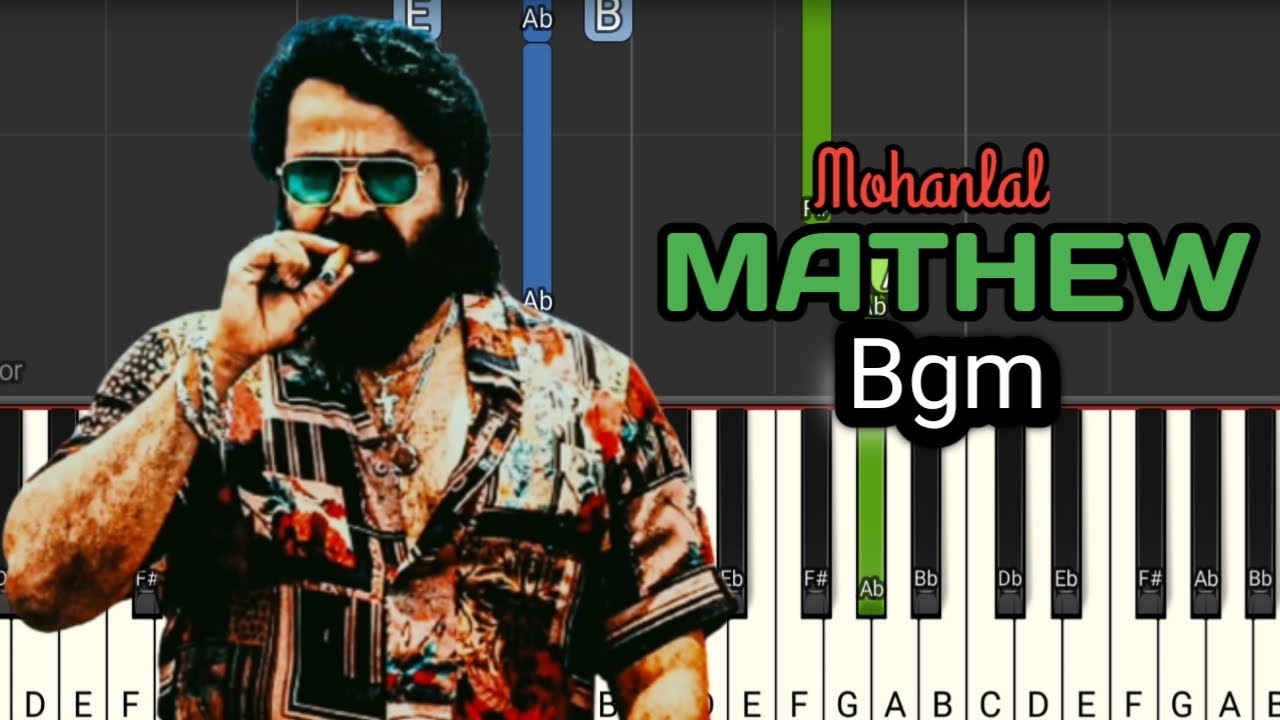 JAILER - Mohanlal entry bgm - mathew bgm - piano notes @AnirudhOfficial ...