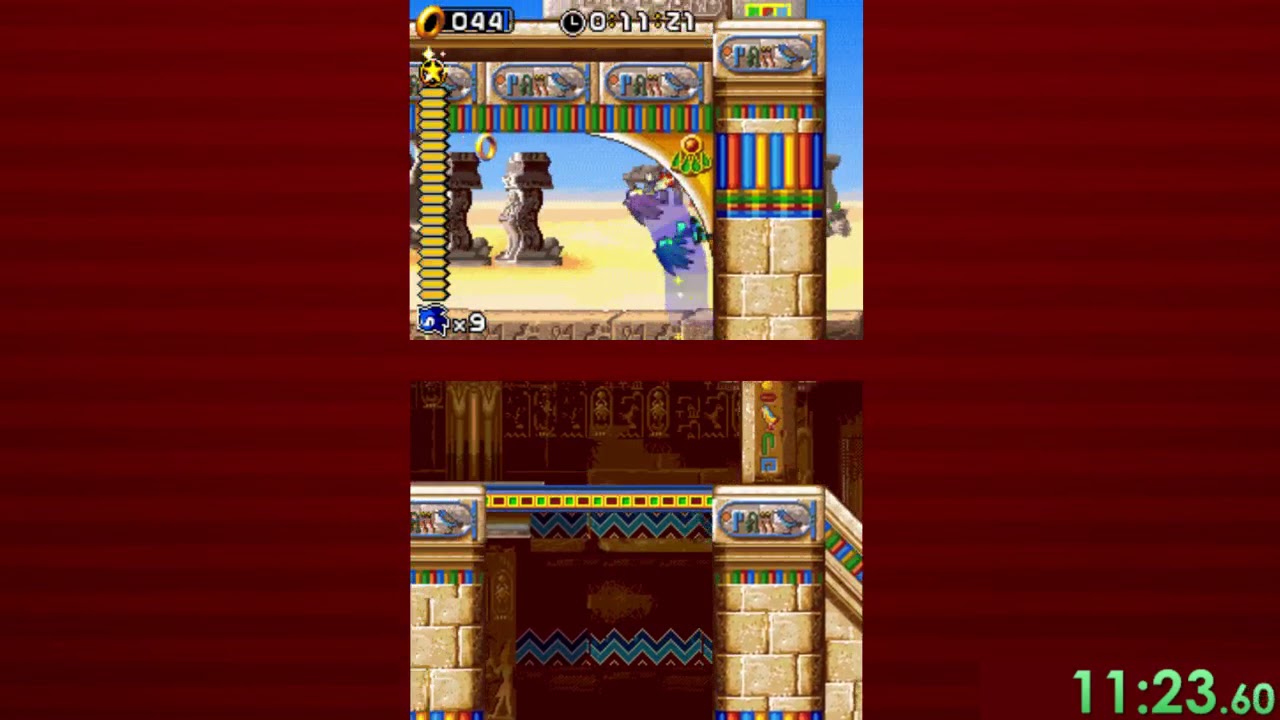 [Sonic] Sonic Rush - All Stages Speedrun in 43:54 (36:45 IGT) - YouTube