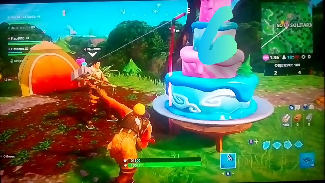 Ubicaciones de pasteles en FORTNITE - YouTube
