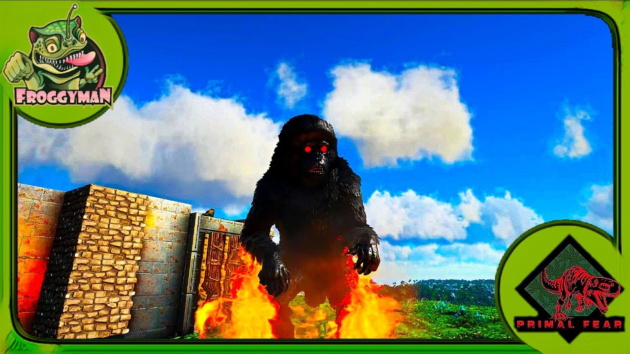 THE EVIL POO MONKEY !: ARK :(Primal Fear ISO) EP 14 ark survival ...