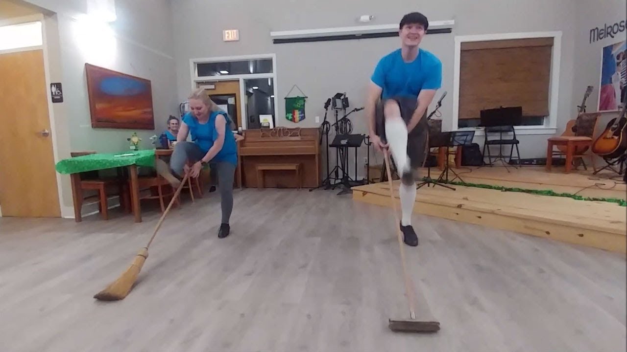Dusty & Matt's Brush Dance at the Melrose Center - YouTube