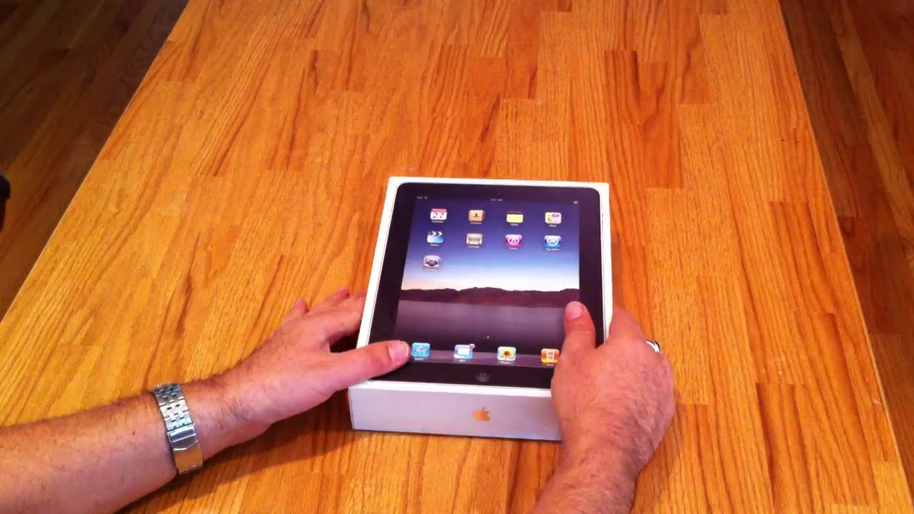 Historic Flashback - The iPad ONE Unboxing - The first ORIGINAL! - YouTube