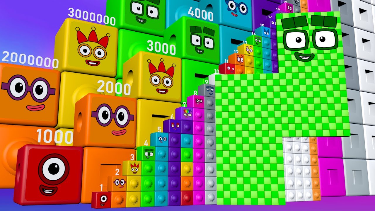 Numberblocks Puzzle Step Squad 400 400,000 to 20,000,000 MILLION Learn ...