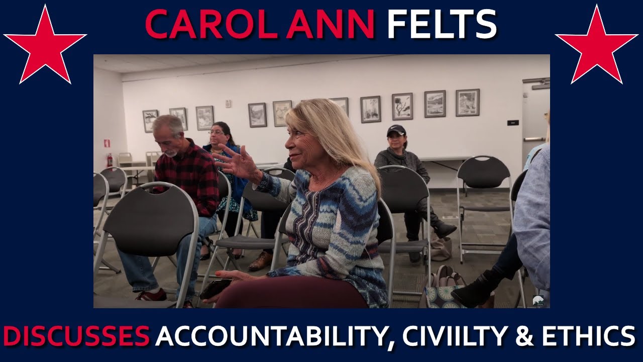 Carol Felts Talks Accountability, Civility & Ethics | VoteFelts.com ...