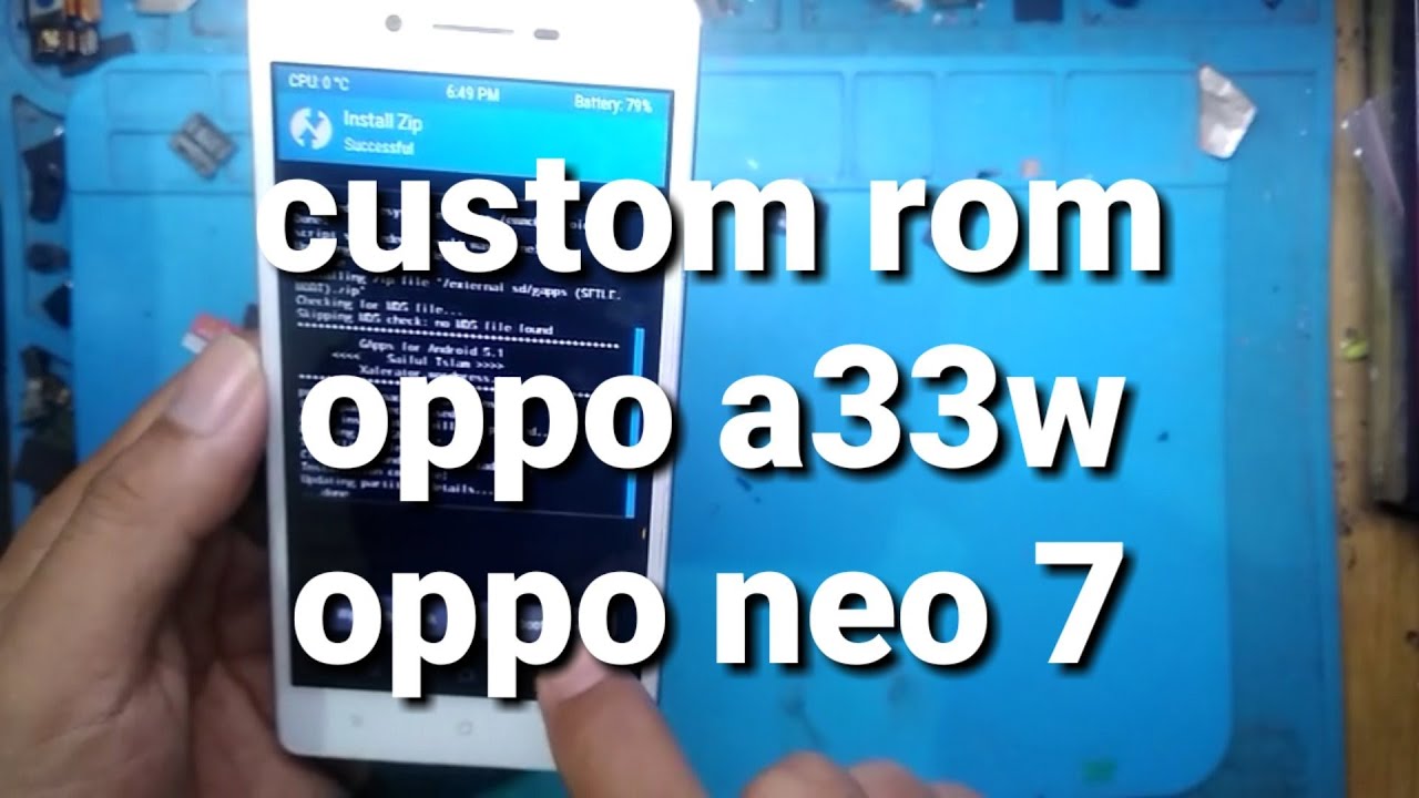 custom rom Oppo a33w|| custom rom Oppo Neo 7||custom rom Oppo - YouTube