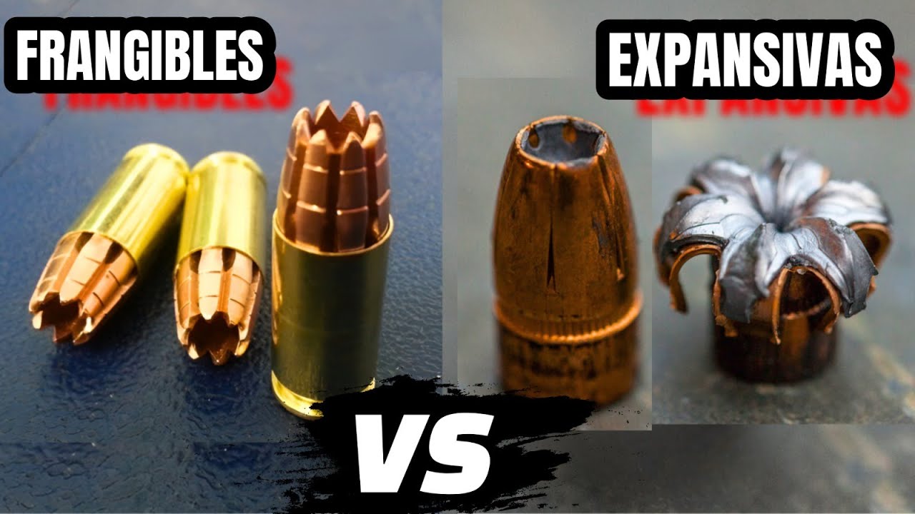 Balas expansivas VS Balas frangibles ¿Cuál gana? l bala de punta hueca ...