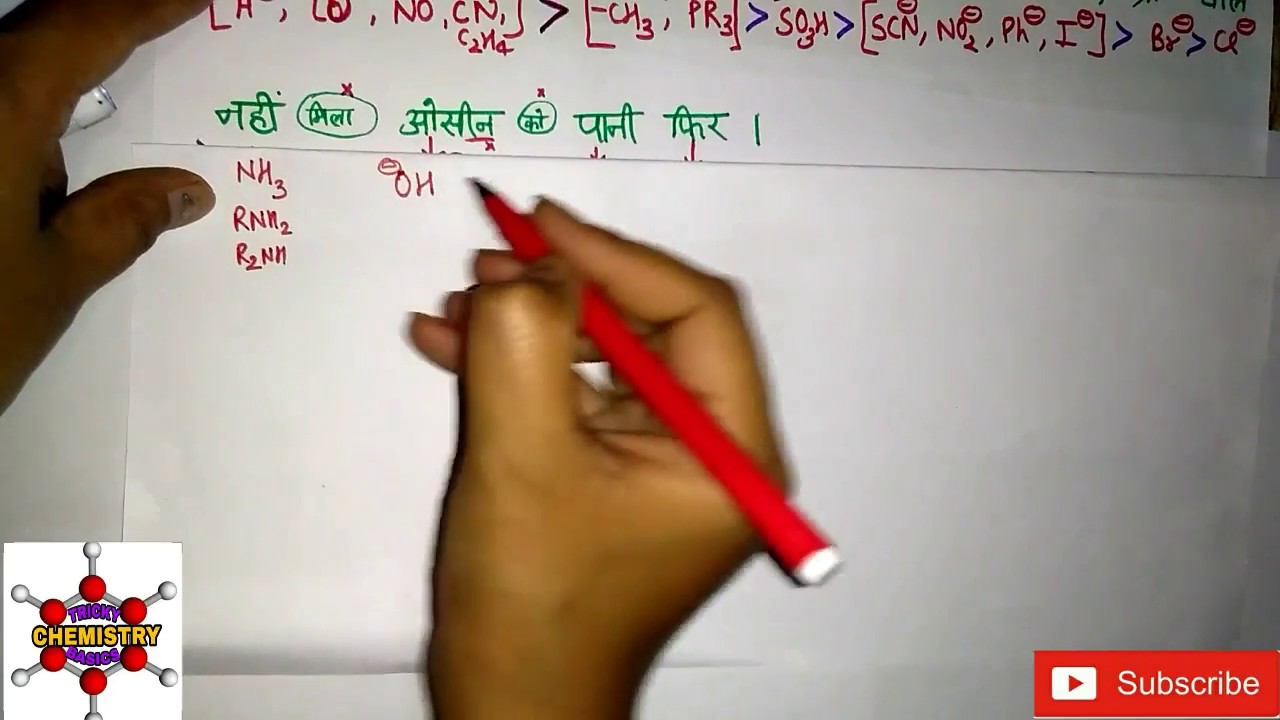 trick for trans effect series ट्रांस प्रभाव को याद करने की आसान विधि ...