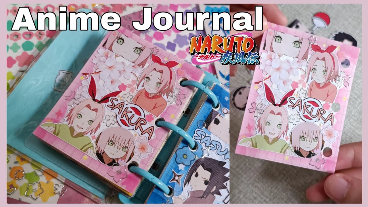 🌸Sakura Haruno from Naruto Mini Anime Journal pink theme 🩷 - YouTube