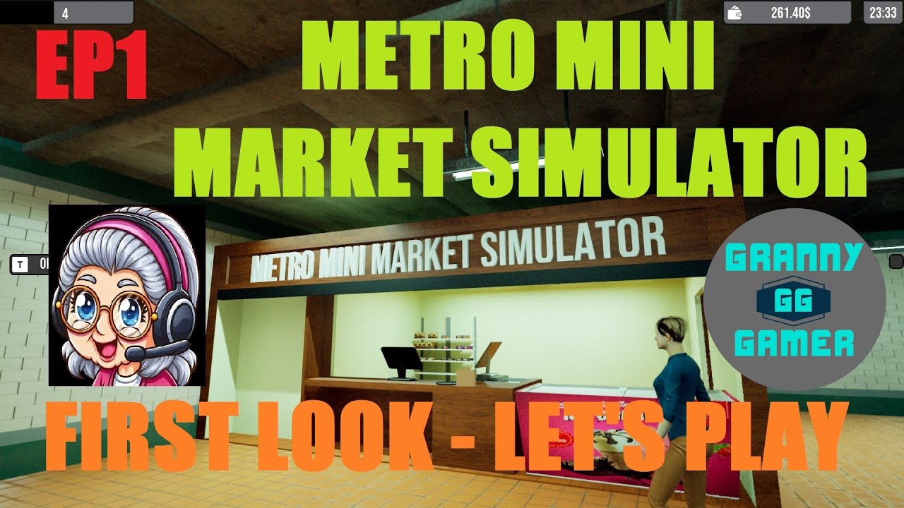 METRO MINI MARKET SIMULATOR DEMO EP1 - YouTube