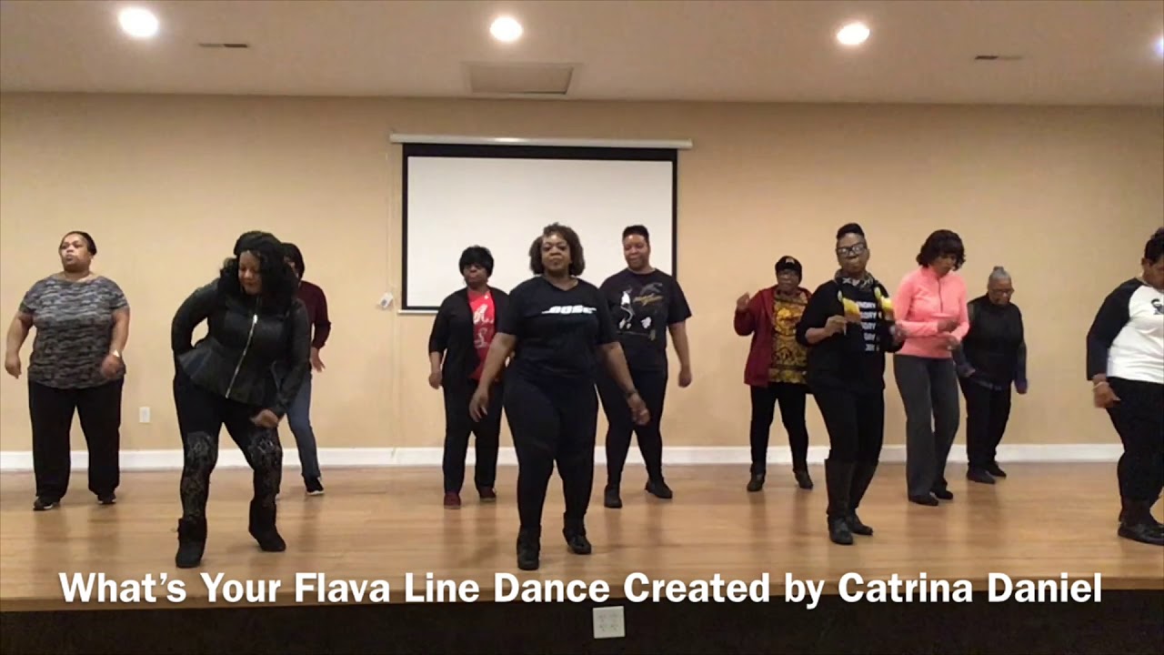 What’s a Your Flava Line Dance Created by Catrina Daniel - YouTube