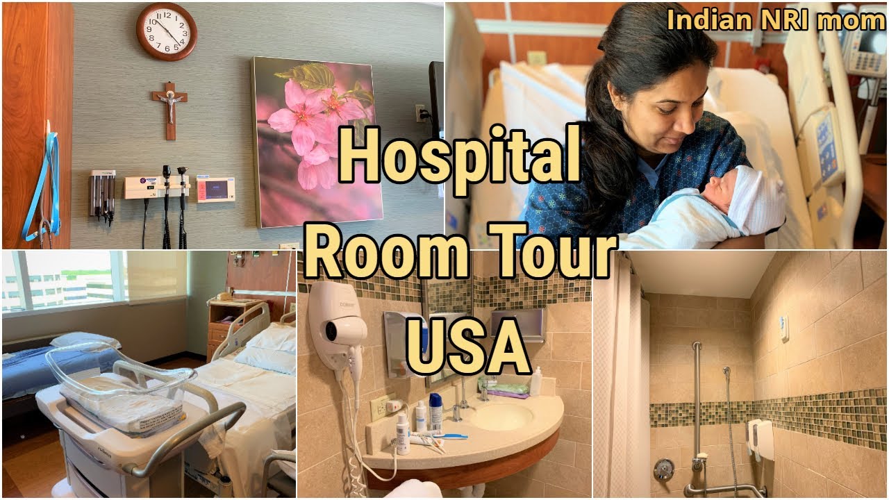 HOSPITAL ROOM TOUR USA ~LABOUR & DELIVERY IN USA~INDIAN NRI MOM~HOPE ...