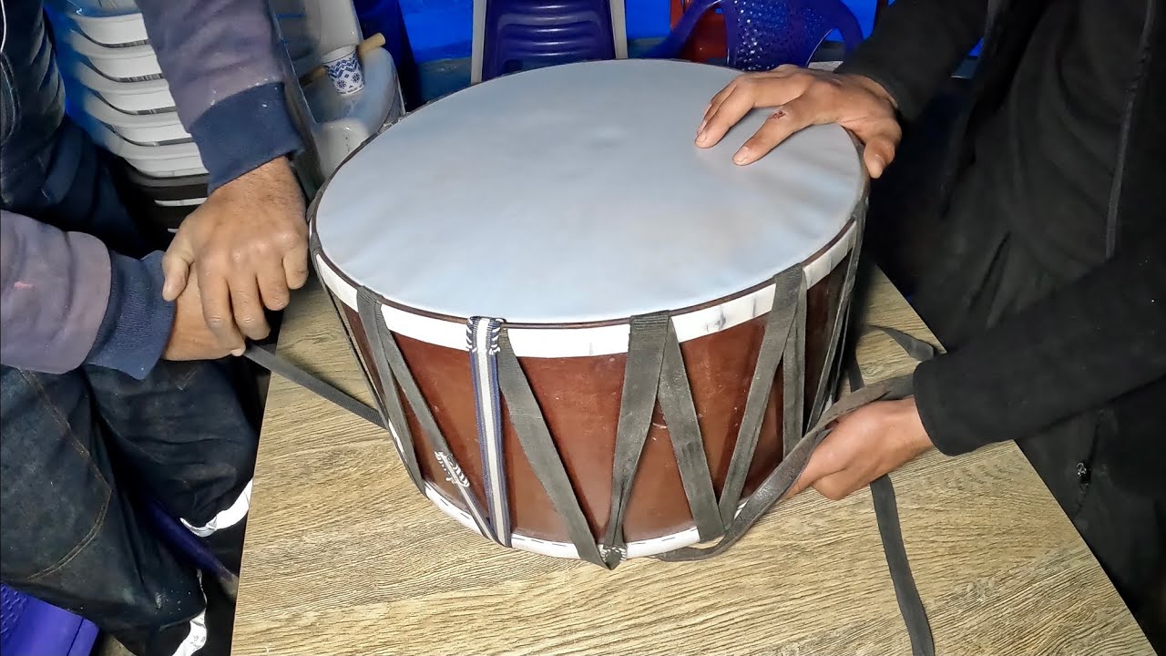 Asma Davul Yapımı -Patlayınca kendisi yapmak zorunda kaldı !!! - YouTube