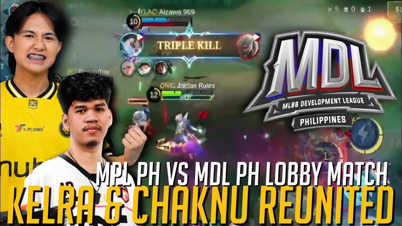 KELRA AND CHAKNU REUNITED | MPL TEAM VS MDL PH TEAM LOBBY MATCH - YouTube