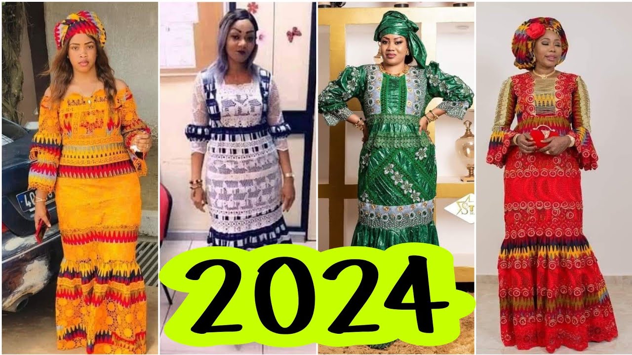 💃Mode Africaine 2024 : Modèles robes pagne pour femme/ Boubou ...