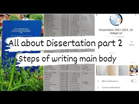 Steps of writing Dissertation// MA English // All about Dissertation ...
