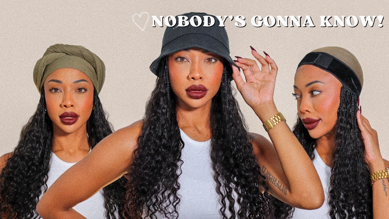 NEVER A BAD HAIR DAY !Boho Braids Grab & Go Braids Band. Easy ...