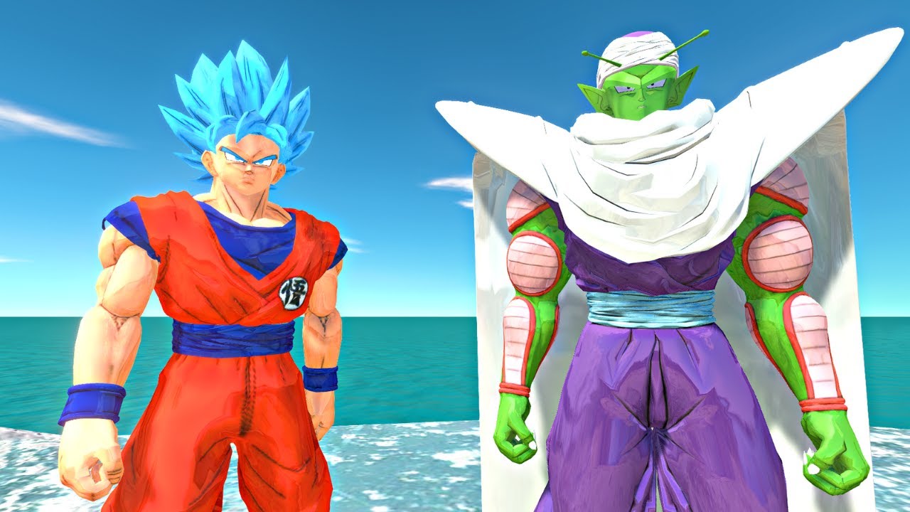 Goku vs Piccolo - Animal Revolt Battle Simulator - YouTube