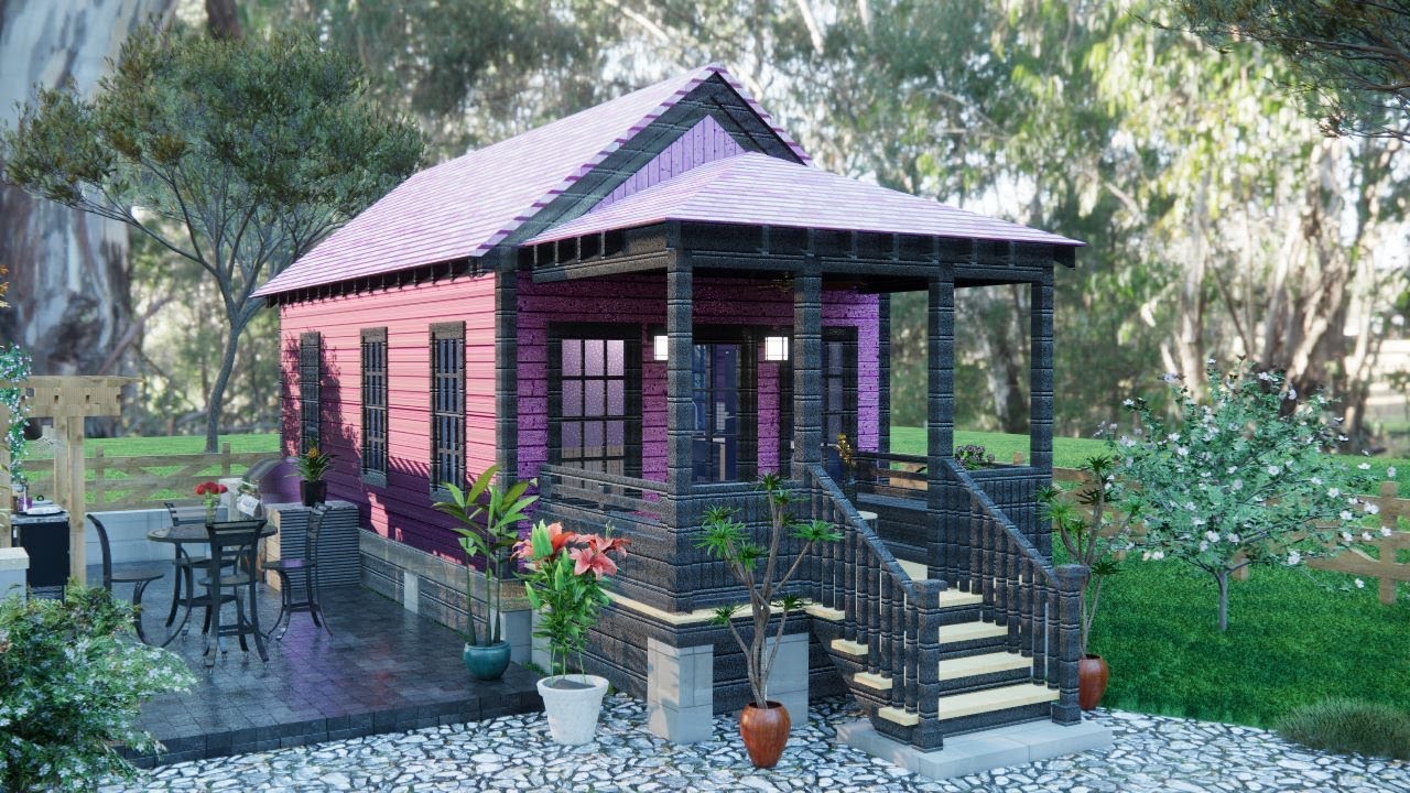 Tiny Loft Small House Design | 4x7 Meters (13x23 Feet) | Cozy & Smart ...