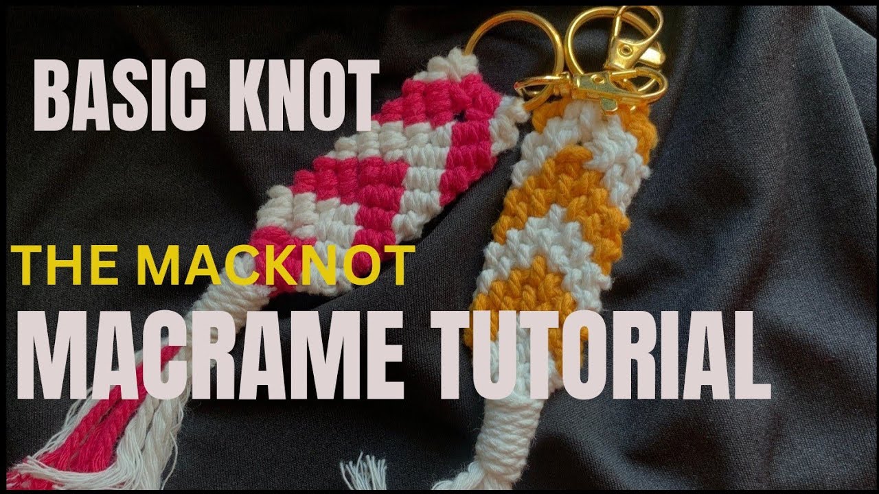 DIY|How to make basic knots for beginners @themacknot - YouTube
