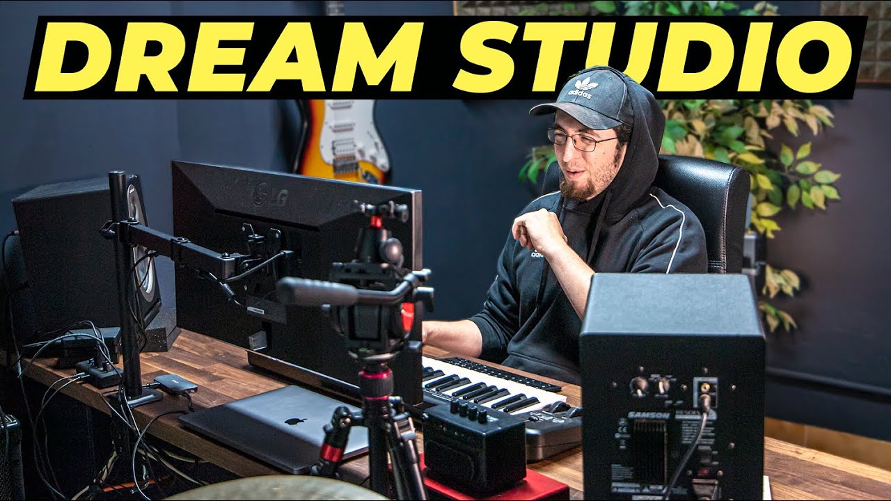 I BUILT MY DREAM STUDIO!! *its absolutely perfect* | HOME STUDIO TOUR ...