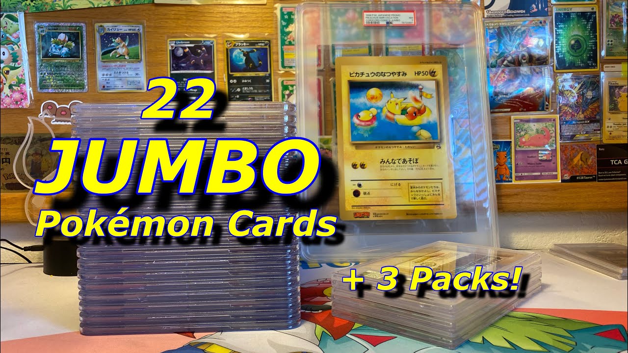 A PSA Return Video of 22 JUMBO Pokémon Cards & 3 Vintage Packs! - YouTube