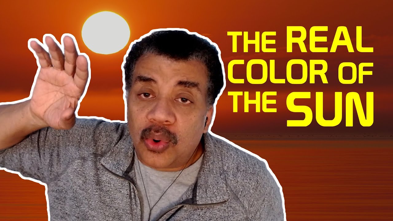 Neil deGrasse Tyson Explains the REAL Color of the Sun - YouTube