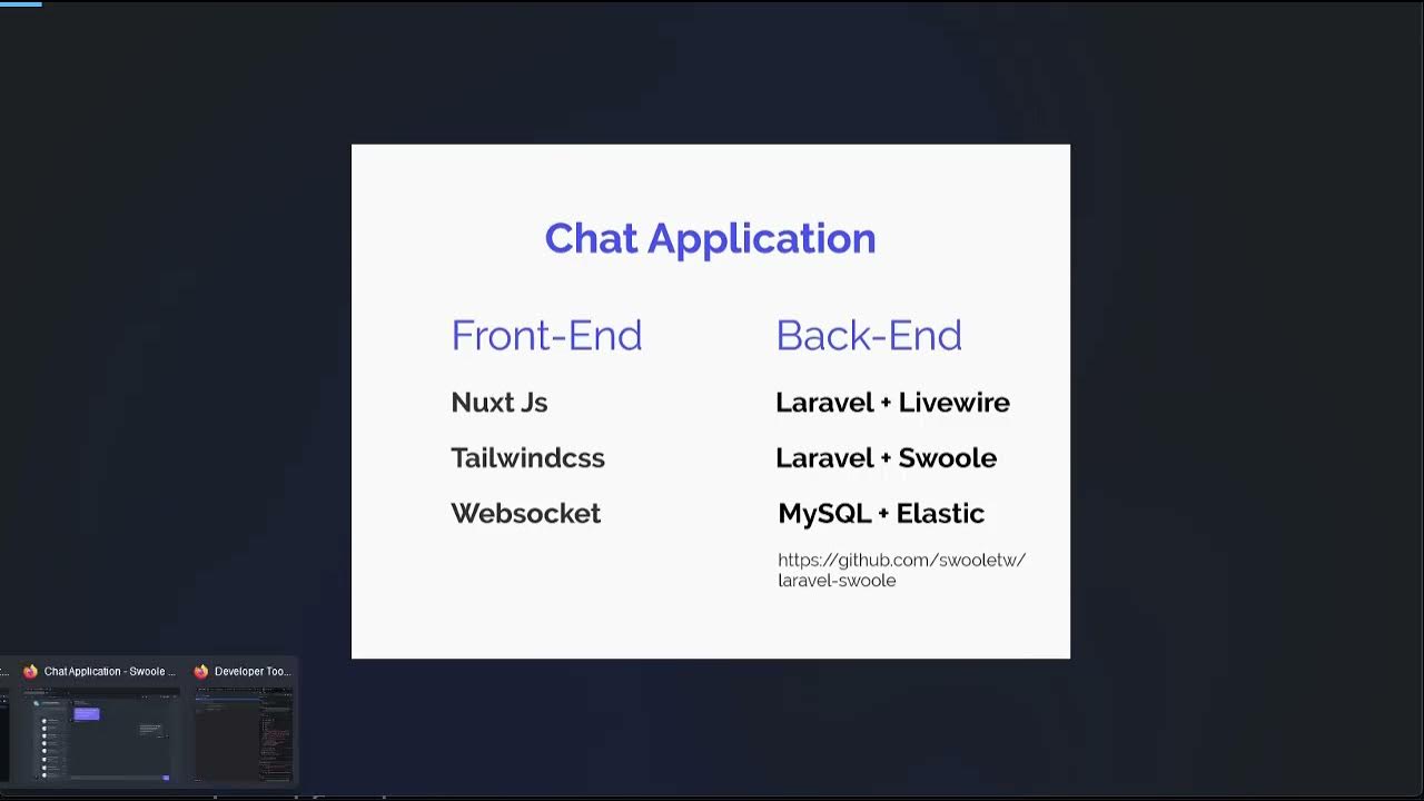Laravel - Swoole Chat Application - Part 1 - YouTube